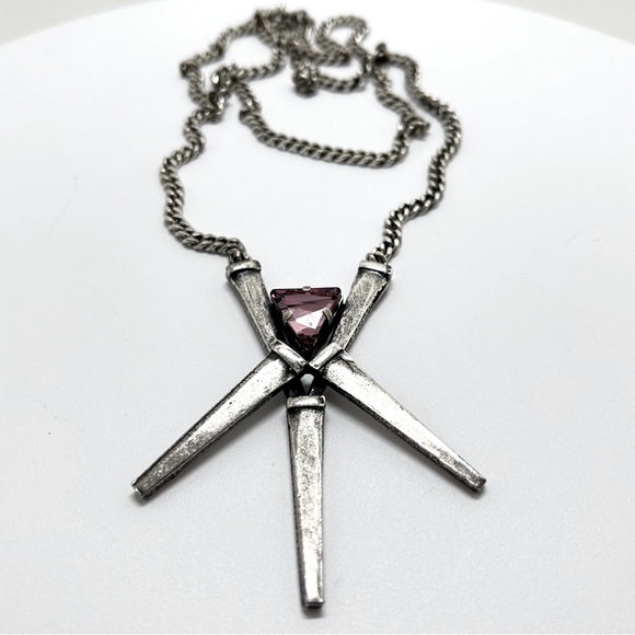 Janis Savitt | Jewelry | Janis Savitt Long Silver Crossed Swords ...